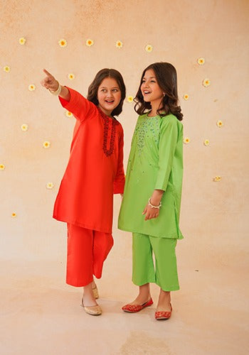 Girls Cord-Sets Pakistan | Trendy Corduroy Outfits for School, Parties ...